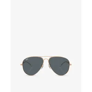 Ray-ban Aviator Metal Sunglasses - Gold