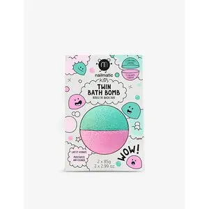 NAILMATIC Twin Bath Bomb 2 X 85g - Pink/green
