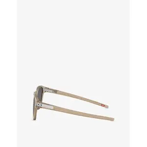 Oakley Latch Round-frame Sunglasses - Brown