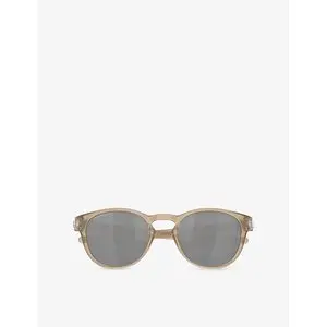 Oakley Latch Round-frame Sunglasses - Brown