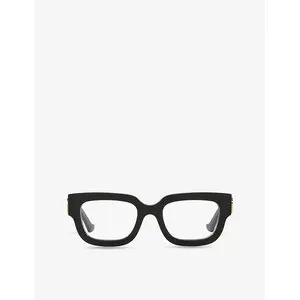Gucci Gg1548o Rectangle-frame Optical Glasses - Black