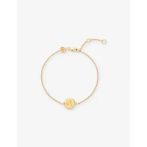 ASTRID & MIYU Leo Zodiac Pendant Bracelet - Gold
