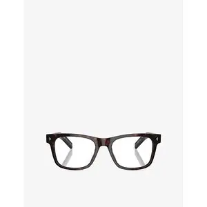 Prada Tortoiseshell Acetate Optical Glasses - Brown