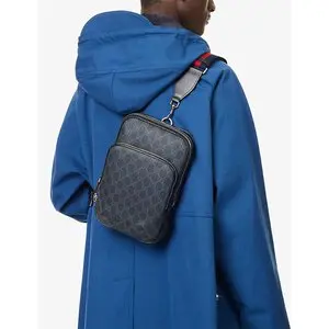 Gucci Monogram Canvas Cross-body Bag