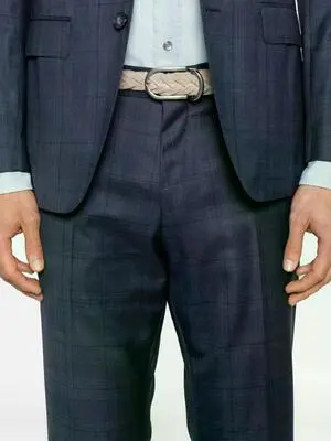BOSS Check-pattern Single-breasted Suit