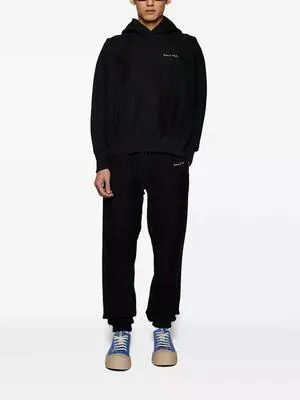 SAINT MXXXXXX Cotton Sweatpants - Black
