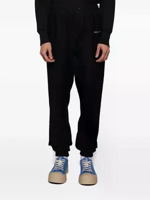 SAINT MXXXXXX Cotton Sweatpants - Black