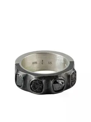 PARTS OF FOUR Parts Of Four Sistema Diamond Ring Silver