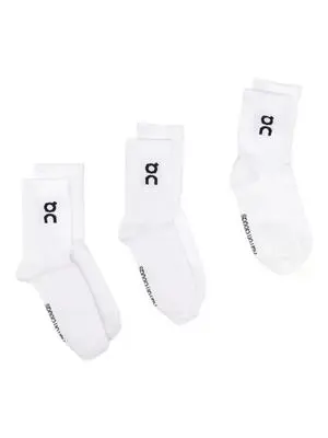 On High 3p Socks - White