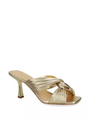 Michael Kors Alessia Heeled Sandals - Gold