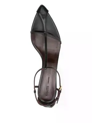 Khaite 55mm Bella Sandals - Black