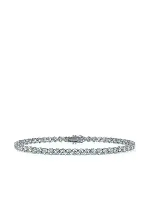 TILLA 14kt Gold Diamond Tennis Bracelet - White