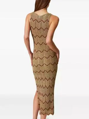 TWINSET Knitted Dress - Brown