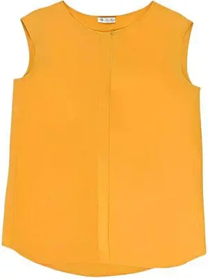 Loro Piana Scoop-neck Vest - Orange