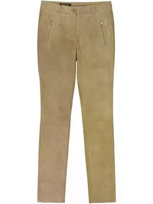Loro Piana Leather Skinny Trousers