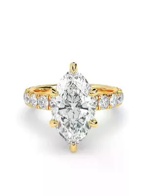 TILLA Luxsly 14kt Gold Diamond Ring - Yellow