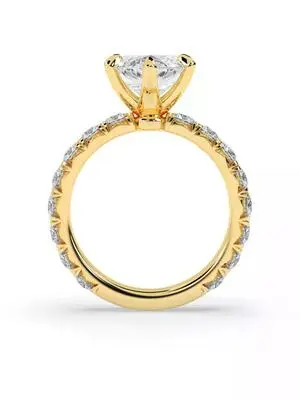TILLA Luxsly 14kt Gold Diamond Ring - Yellow