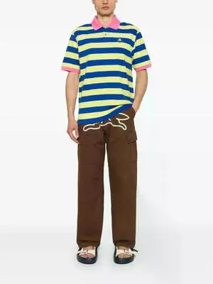 ICECREAM Running Dog Cargo Trousers - Brown