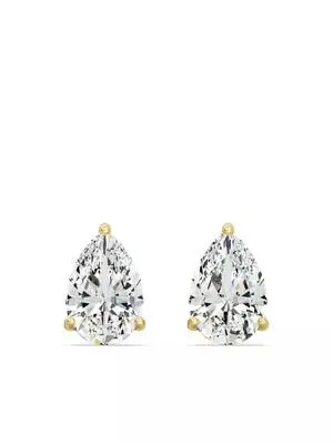 TILLA 14k Gold Diamond Stud Earrings - Yellow