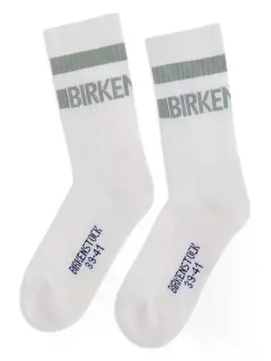 BIRKENSTOCK Logo-print Socks - White
