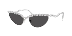 SWAROVSKI Embellished Sunglasses - Dark Grey