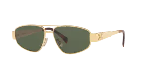 Celine Sunglasses With Metal Triomphe - Green