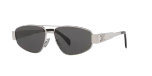 Celine Sunglasses With Metal Triomphe - Grey