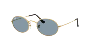 Ray-ban Ray-Ban Oval Metal Sunglasses Blue