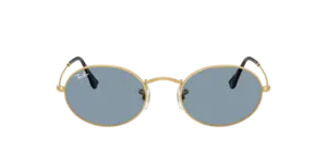Ray-ban Oval Metal Sunglasses - Blue