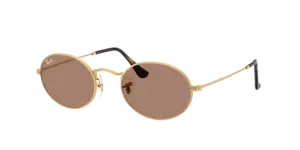 Ray-ban Ray-Ban Oval Metal Sunglasses Light Violet