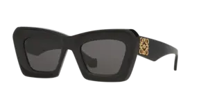 Loewe LOEWE LW40145I Oval Sunglasses Grey