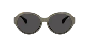 Moncler Round Frame Sunglasses - Dark Grey Solid
