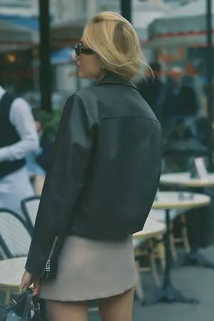 PILCRO Faux-leather Moto Jacket