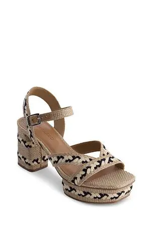 Bernardo Liana Raffia Heels