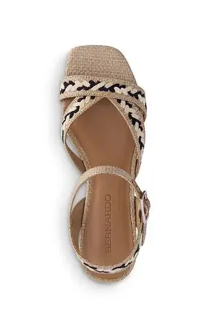 Bernardo Liana Raffia Heels