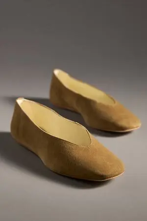 Reformation Suede Ballet Flats