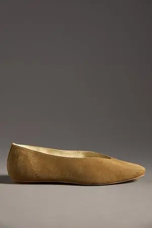REFORMATION Prudence Ballet Flats - Bog Suede