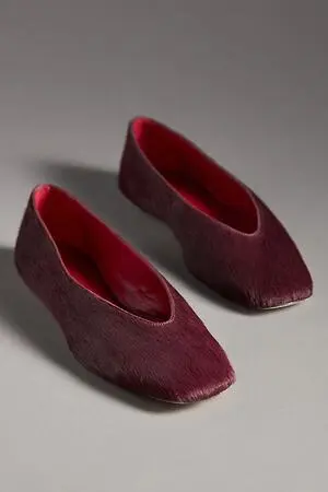 REFORMATION Prudence Ballet Flats Ruby Haircalf