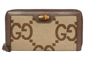 Gucci Diana Jumbo Gg Wallet - Camel/ebony