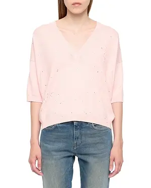 Zadig&Voltaire Wully Lico V-neck Sweater - Bebe