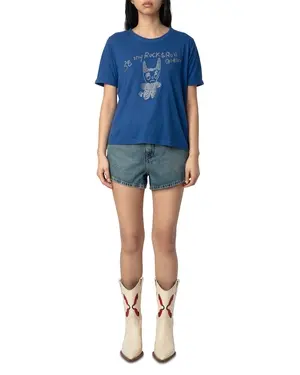 Zadig&Voltaire Woos Rock Devil Ringer Tee