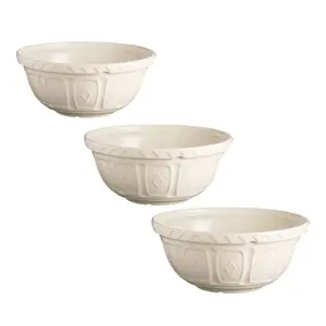 MASON CASH Mixing Bowls, Set Of 3 - Cream