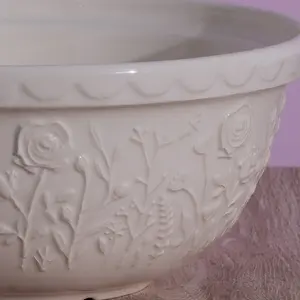 MASON CASH In The Meadow Cream Rose Mixing Bowl