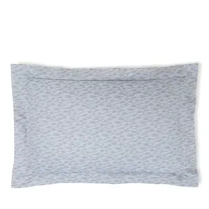 Frette Pixel King Sham Exclusive - Azure/grey Cliff