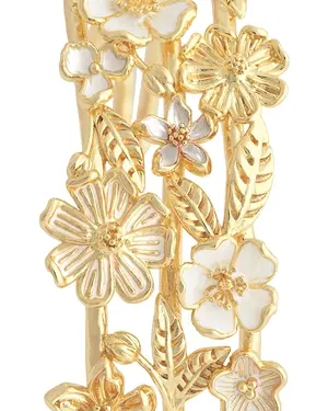 ANABEL ARAM Bloom Triple Row Cuff Bracelet