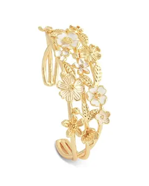 ANABEL ARAM Bloom Triple Row Cuff Bracelet