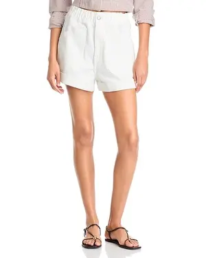 Aqua Denim Shorts