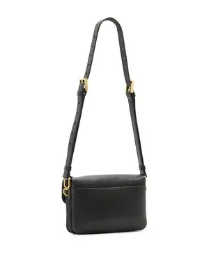 ALLSAINTS Jupiter Grain Leather Crossbody Bag