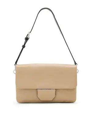 ALLSAINTS Ondine Medium Shoulder Bag - Mink Brown
