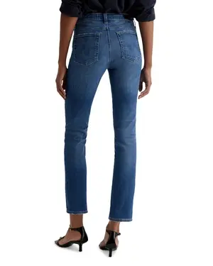 Ag Mid-rise Straight Leg Jeans